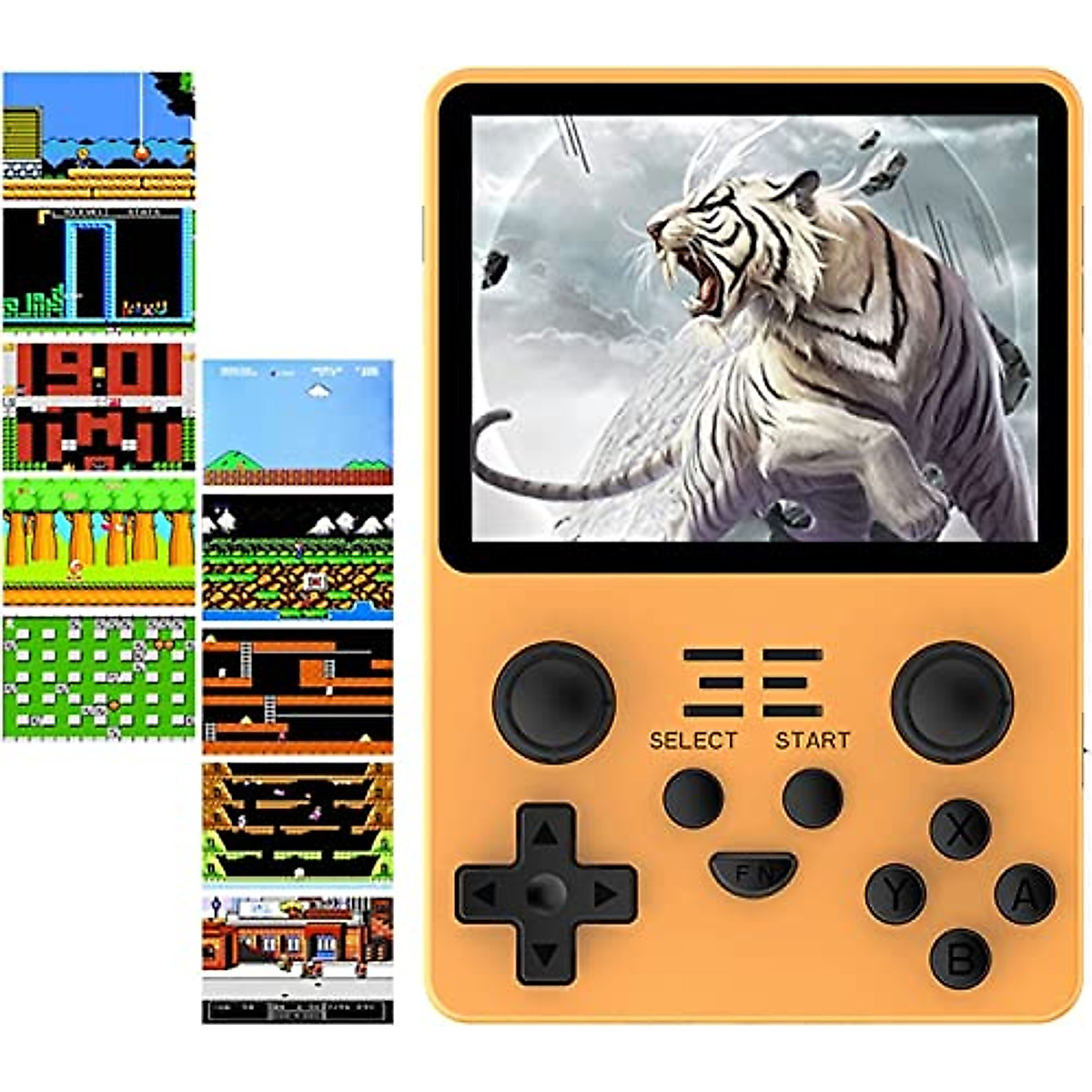 Portable Handheld Games Console,Game Player 3.5-Inch Color Screen Rechargeable Battery Best Gift-A