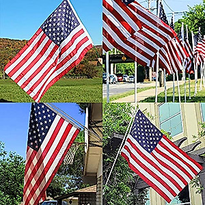 American Flag 2x3 for Indoor and Outdoor - US Flags Polyester Nylon - Double-Stitched Edges with Brass Grommets (2X3 FT)