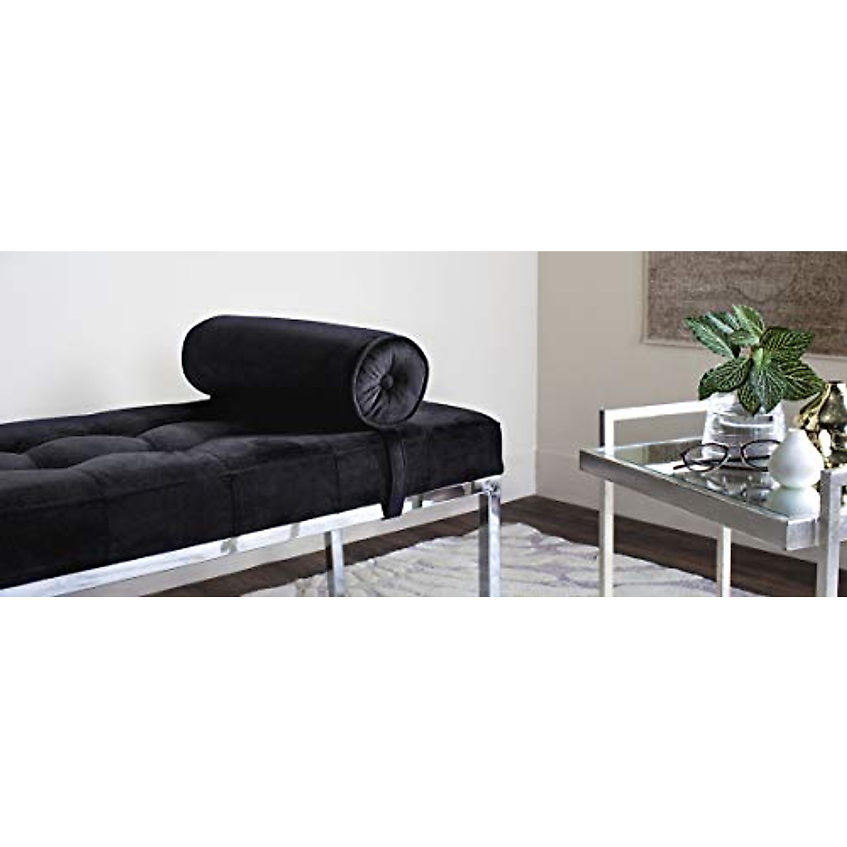 Safavieh Home Collection Xavier Tufted Bench, Black