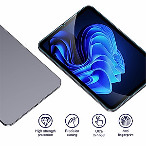 doeboe Screen Protector for iPad Mini 6 (8.3 inch, 2021), 2 Packs Tempered Glass 9H Hardness Protector for New iPad Mini 6th Generation, with Auto Exhaust Function, Bubble Free, Anti Scratch