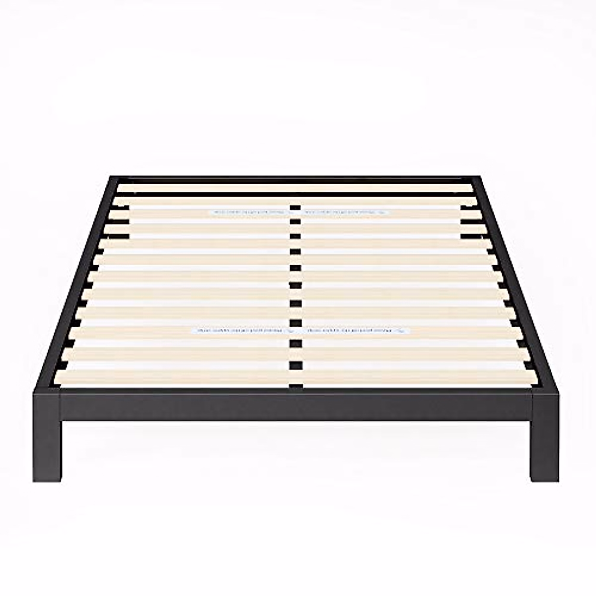 ZINUS Arnav Metal Platform Bed Frame / Wood Slat Support / No Box Spring Needed / Easy Assembly, Black, King