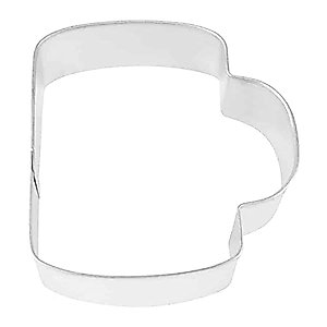 Coffee Mug Cup/Purse 3 Inch Cookie Cutter from The Cookie Cutter Shop – Tin Plated Steel Cookie Cutter