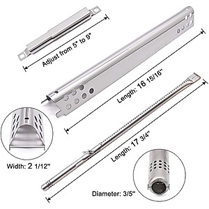 Adviace Repair Kit for Charbroil 463347017 463342119 463335517 463377319 463376017 463347418 463349917 463376217 463376519 463376319 463332718 Grill Parts