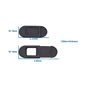 RED SHIELD Webcam Cover, Black Slider Webcam/Phone Camera Cover - [1 Piece] Covers Camera for Privacy and Security!