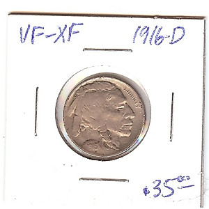 1916 Buffalo Nickel Choice Very Fine