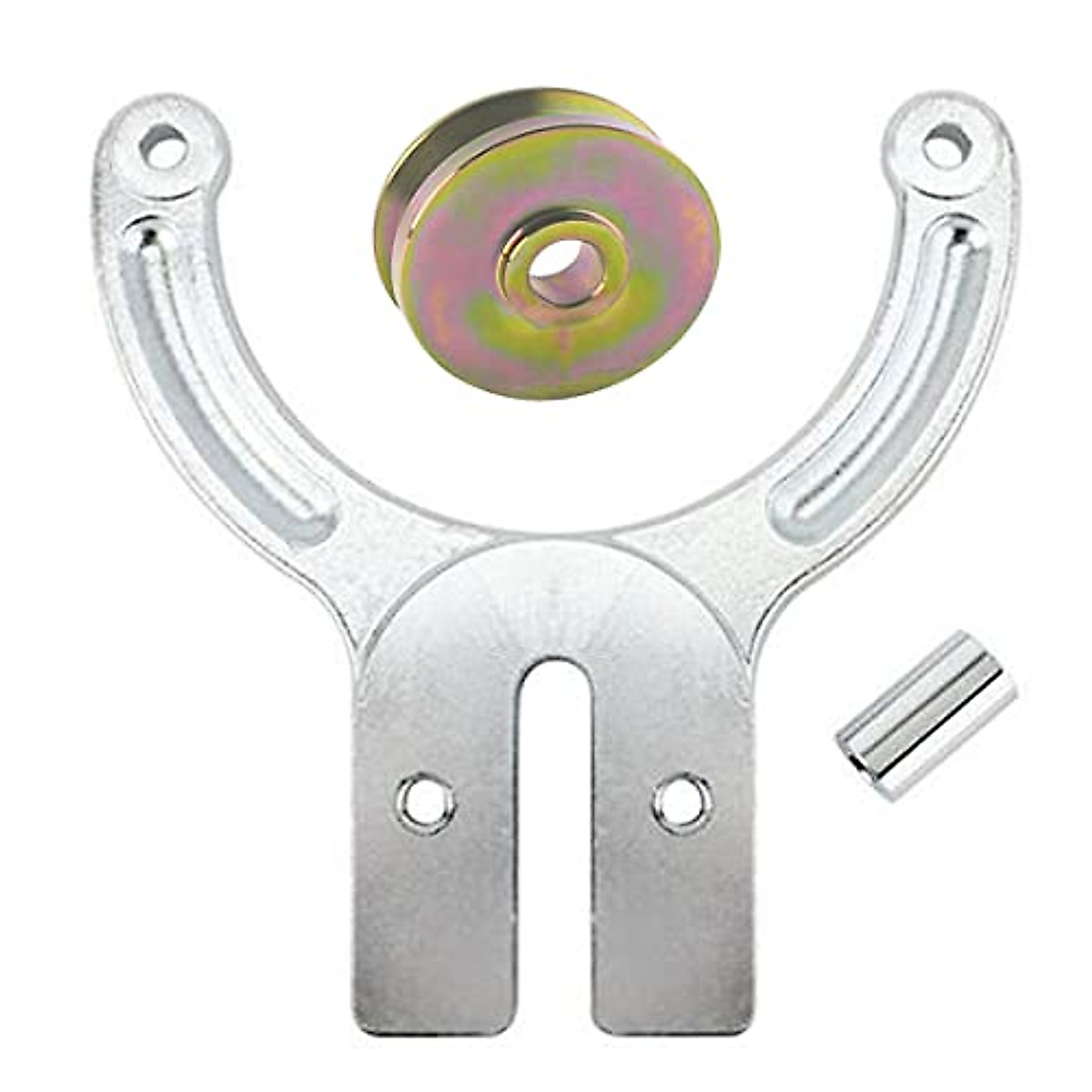 1946-53 Flathead Alternator Bracket and Pulley Kit, Plain