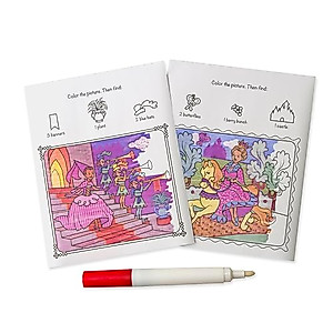 Melissa & Doug On the Go ColorBlast! Activity Book - Princess (24 Pages) - FSC Certified