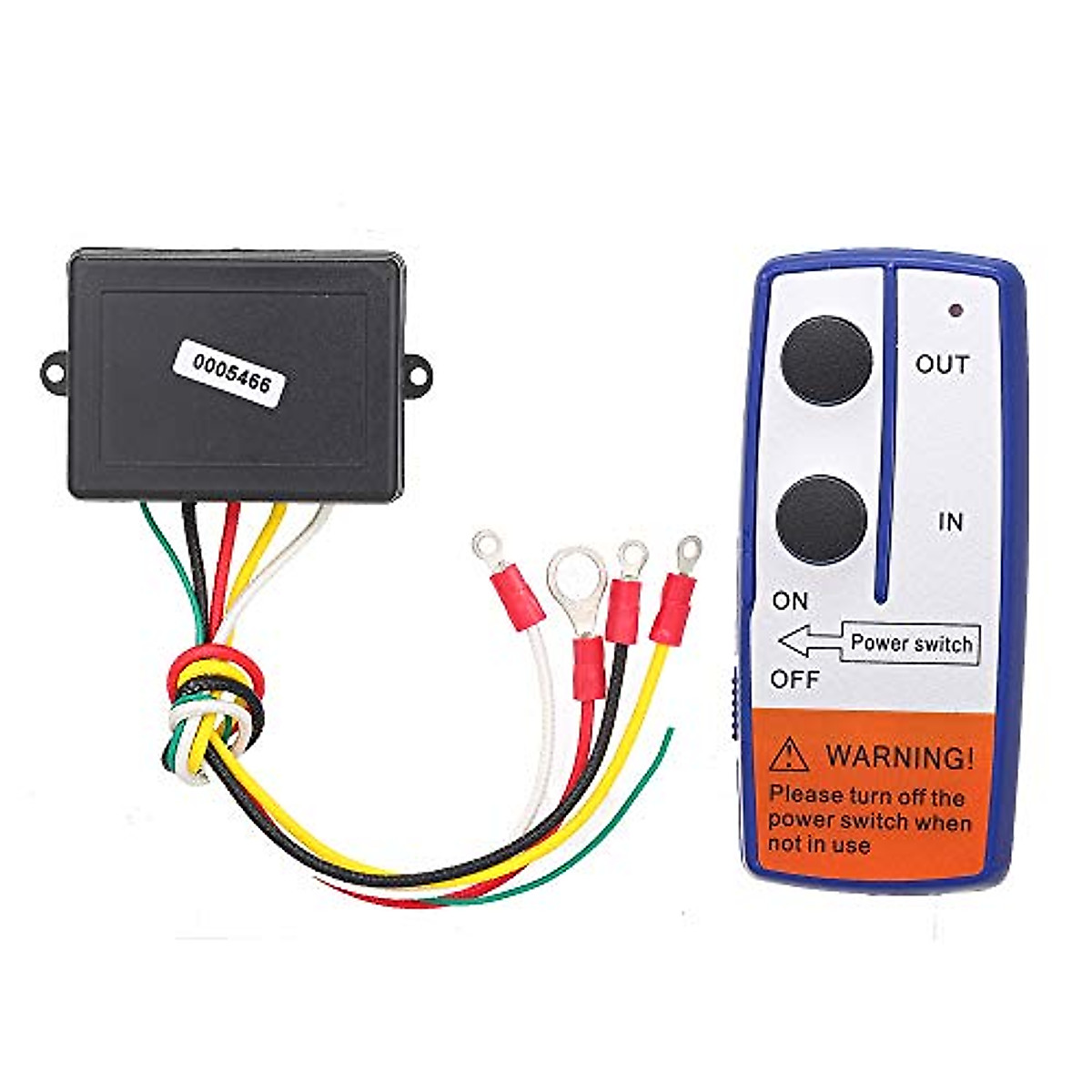 YUANGANG 23A DC 12V 50FT Remote Control Kit Wireless Winch Remote Control Switch for Truck ATV SUV Winch Universal Switch（Battery Included）