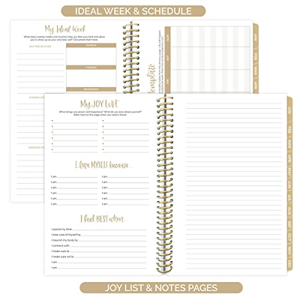 bloom daily planners 2023 Calendar Year Day Planner (January 2023 - December 2023) - 5.5” x 8.25” - Weekly/Monthly Agenda Organizer Book with Stickers & Bookmark - Marble