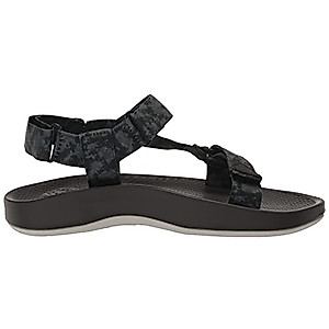 Freewaters Women's Sport Sandal, Black Tie Dye, 5