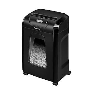 Fellowes 14-Sheet Cross-Cut Paper Shredder Bundle