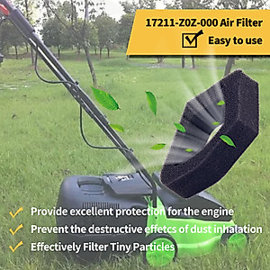 TIANYAN 17211-Z0Z-000 Air Filter 5pcs Replacement for Honda GX35 Engine GX35NT HHT35S 35cc Small Engine Gasoline Trimmer Brushcutter