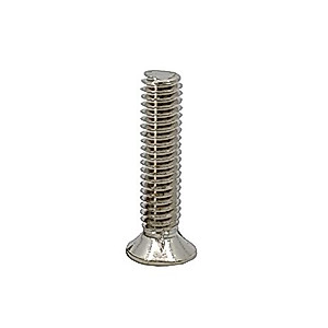 FixtureDisplays® 100PK M4 X 22mm Pitch 0.7mm - Phillips Flat Head Machine Screw (Countersunk) Carbon Steel Nickel Plated Cross Recessed 302232-NPF