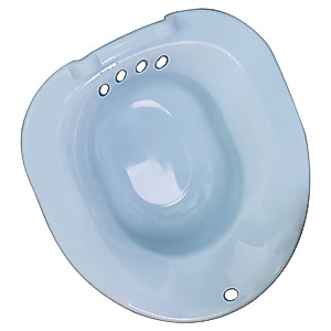 LALAFINA Bidet Toilet Seat Bidet Bath Sitz Seat Toilet Basin Hip Bath Basin Bathtub Blue Pregnant Woman Plastic Wash Ass Sitz Bath Basin