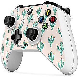 Skinit Decal Gaming Skin compatible with Xbox One S Controller - Officially Licensed Bouffants and Broken Hearts Cacti 3 Design