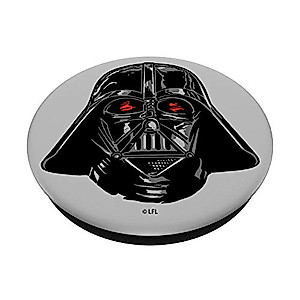 Star Wars Darth Vader Shiny Helmet PopSockets PopGrip: Swappable Grip for Phones & Tablets