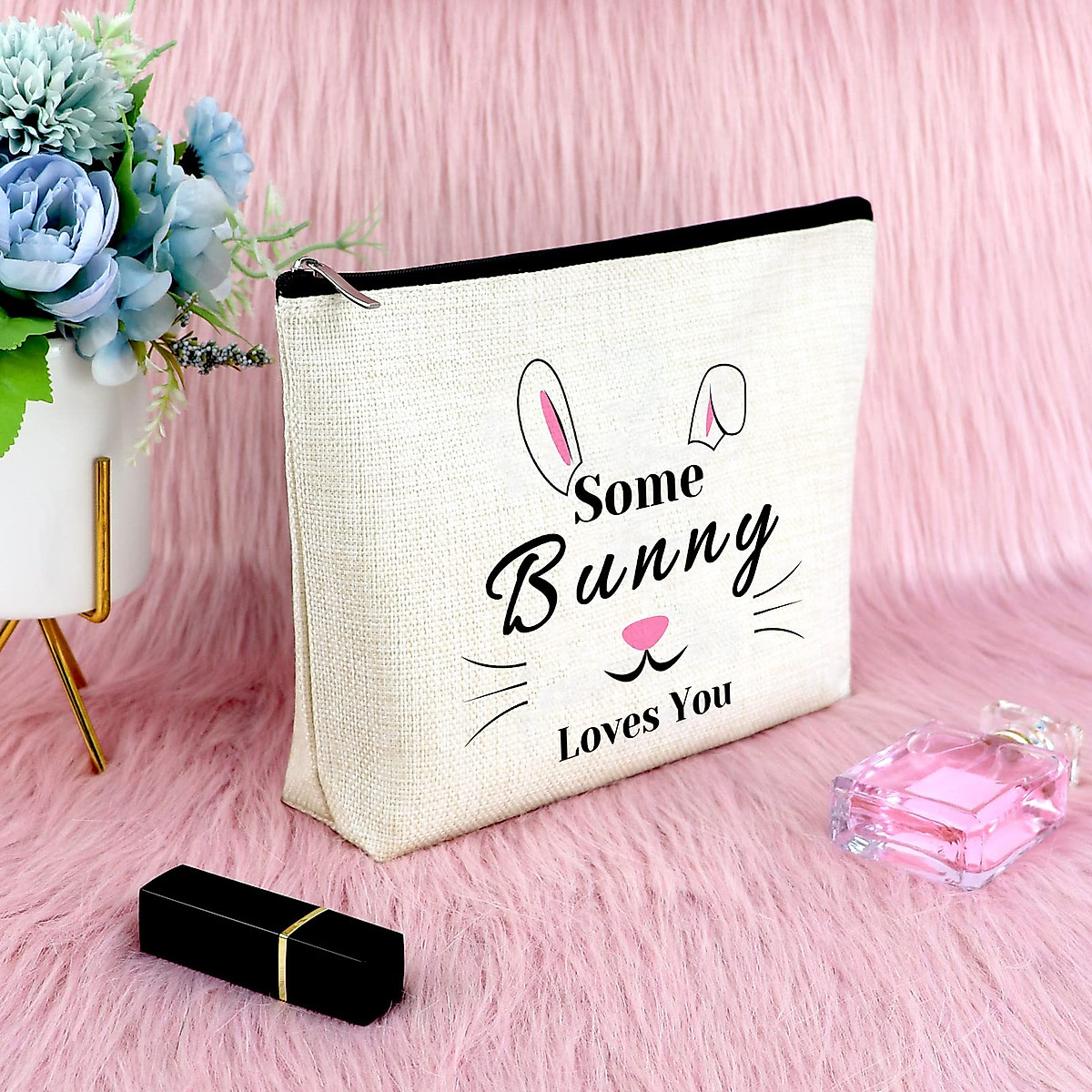 Fox Gift for Fox Lover Makeup Bag Fox Themed Gift for Women Animal Lover Gift for Teen Daughter Cute Fox Cosmetic Bag Best Friend Birthday Gift Graduation Christmas Gift Travel Cosmetic Pouch