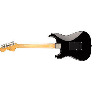 Squier Classic Vibe 70s Stratocaster Electric Guitar, with 2-Year Warranty, Black, Maple Fingerboard