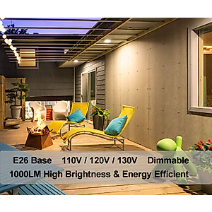 Vinaco PAR30 Flood Light 75W, 6 Pack High Brightness 1000LM PAR30 Halogen Long Neck Dimmable,PAR30L Flood 75 Watt 3000K Warm White, Long Lasting PAR30 75W 120V Flood Long Neck with E26 Base