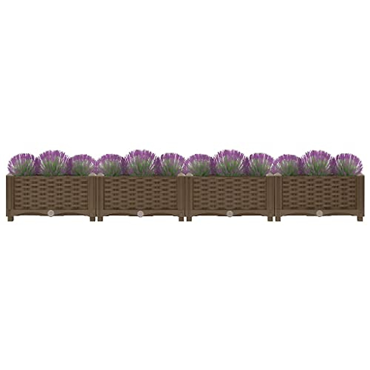vidaXL Raised Bed 63"x15.7"x9.1" Polypropylene