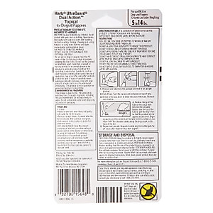 Hartz UltraGuard Dual Action Flea & Tick Topical Dog Treatment and Flea and Tick Prevention, 3 Months, 5-14 Pound Dogs(pack of 3)