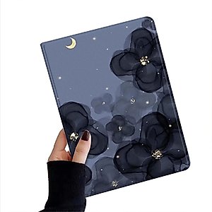 kaidisen Flower Case Compatible with iPad Mini A17 Pro 2024/ iPad Mini 6th Generation Case Flower Pattern Floral Illustration Mini 7 Mini 6 Cover Auto Sleep Wake Support Pencil Charging,Color 30