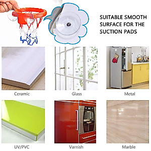 SEISSO Bathtub Bath Toys, Basketball Hoop & 3 Balls Playset for Boys Girls, Suctions Cups Basketball Hoops Toy for Kids & Toddlers, Shooting Game