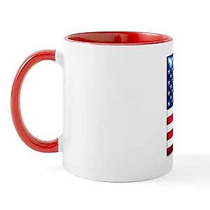 CafePress American Flag (Stars And Stri Mug Ceramic Coffee Mug, Tea Cup 11 oz