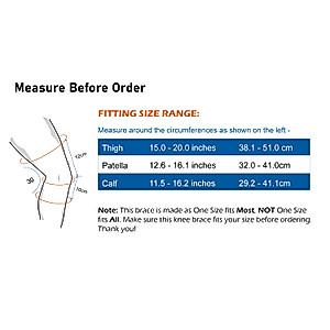 Comforband Adjustable Hinged Knee Brace, with Dual Side Hinges – Stabilizing Knee Brace for ACL PCL MCL Ligament Injuries, Meniscus Tear, Arthritis, Surgery Recovery - One Size fits Most.