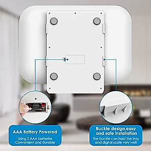 Digital Baby Scale for Pets, Accuracy 1g/0.035oz, Measuring Range 0.1oz-33lbs,Unit g/kg/lb/oz/tl/ml, Suitable for Kitten Puppy Rabbit Tortoise Snake Etc