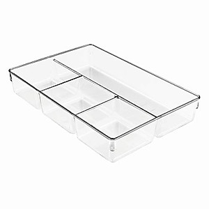 iDesign Vanity/Cosmetic Organizer, Set of 1, Clear