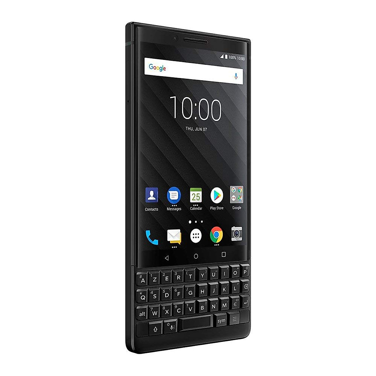 BlackBerry KEY2 Black Unlocked BBF100-2 Android Smartphone (T-Mobile/Unlocked) 4G LTE (Black 64GB) (Renewed)