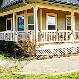 Fighting to Achieve 98ft Tropical Hawaiian Flower Lei Garland Hibiscus Flower Garlands for Party Decorations