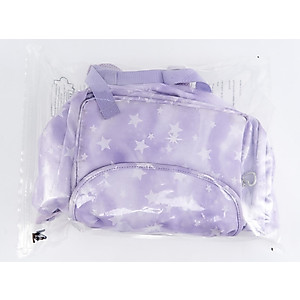 Tanou Backpacks for Girls 3PCs with Lunch Bag Pen Case, Lightweight Breathable Teens Girl Bookbags Sets for Primary Middle School, 22 Liters Cute Back Pack for Teenager 4+ Years, Purple Star