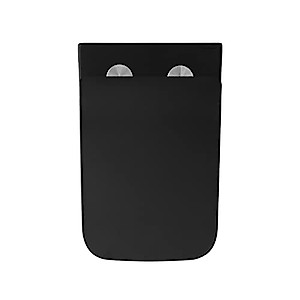 Carre Back to Wall Toilet Bowl in Matte Black