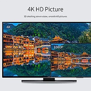SmartSee HDMI Wireless Display Receiver WiFi 4K 1080P Mobile Screen Cast Mirroring Adapter Dongle for iPhone Mac iOS Android to TV Projector Support Miracast Airplay DLNA No Switching (2.4G)