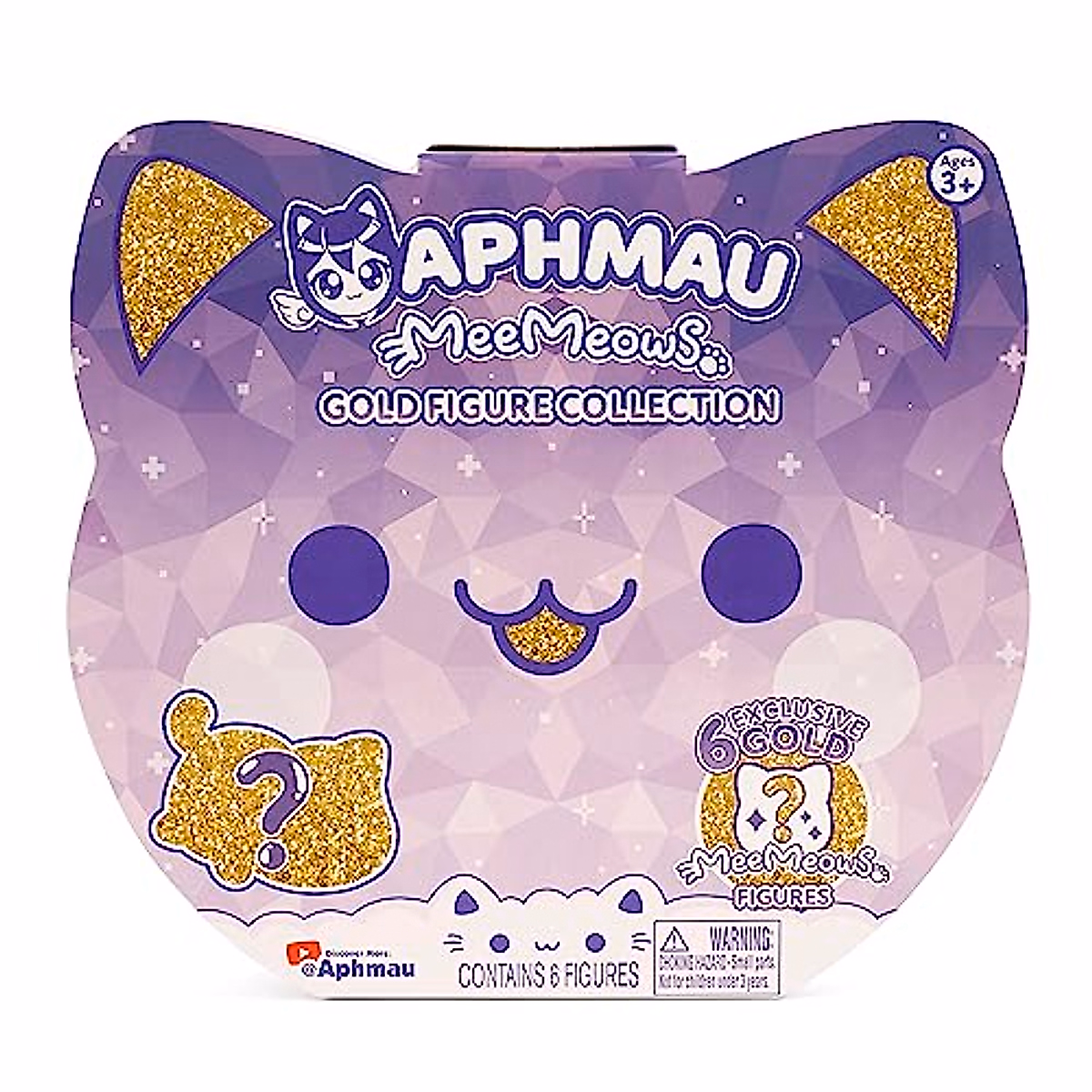 Aphmau Mystery MeeMeow Figure Multi Pack – Gold Collection, Exclusive Gold Figure Collection, Collectible Mini Figures Mystery Box, Official Merch