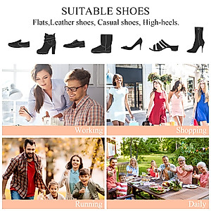 12 Pairs Hammerhead Toe Pad Hammerhead Toe Spacers Gel Pad Claw Toe Temporary Corrector for Relieve Foot Pain, Pressure, Discomfort, and Improve Walking Stability (Peachpuff, White)