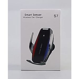 Wireless Car Charger Mount, Infrared Sensor Automatic Clamping Mount 15W Fast Wireless Car Phone Holder for Apple iPhone 14/13/12/11/Pro/X/XR/XS, Sensor Air Vent Cell Phone Car Mount for Samsung