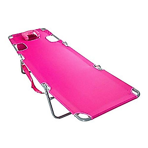 Ostrich Chaise Lounge Folding Portable Sunbathing Poolside Beach Chair (2 Pack)