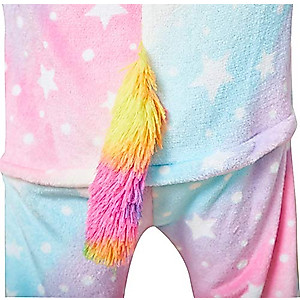 HQFURS Kids Unisex Unicorn Costume Animal Onesie Pajamas Halloween Christmas Gifts 10t