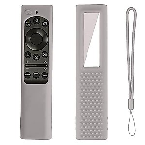 Silicone Case for Samsung Smart TV Remote Control for Samsung Tv Remote Control Replacement BN59 Series Samsung Remote Control Cover Skin-Frienldy Anti-Slip Washable Lightweight(Grey)