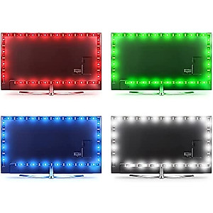 WENICE LED Lights for TV 65-80inch, USB LED Light Strip 18.1ft with APP and Remote