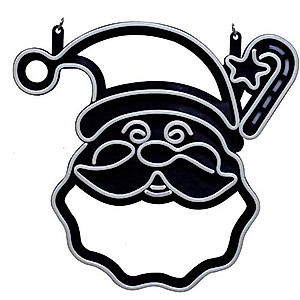 Wisely Indoor LED Neon Santa Window Decoration