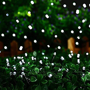 ZBM--ZBM Solar Lights Outdoor, 100LED~500LED Solar Garden Lights, 12M~52M Copper Wire Solar String Lights, Waterproof for Halloween, Christmas, Tree, Garden, Home, Wedding, Party Luces de hadas