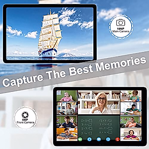 DOOGEE T20 Android Tablet,10.4'' 2K Tablet,15GB+256GB, Hi-Res Quad Speakers, Octa-core Gaming Tablet, 8300mAh Battery, 2.4G/5G WiFi Tablet Android 12, TÜV Low Bluelight, Split Screen