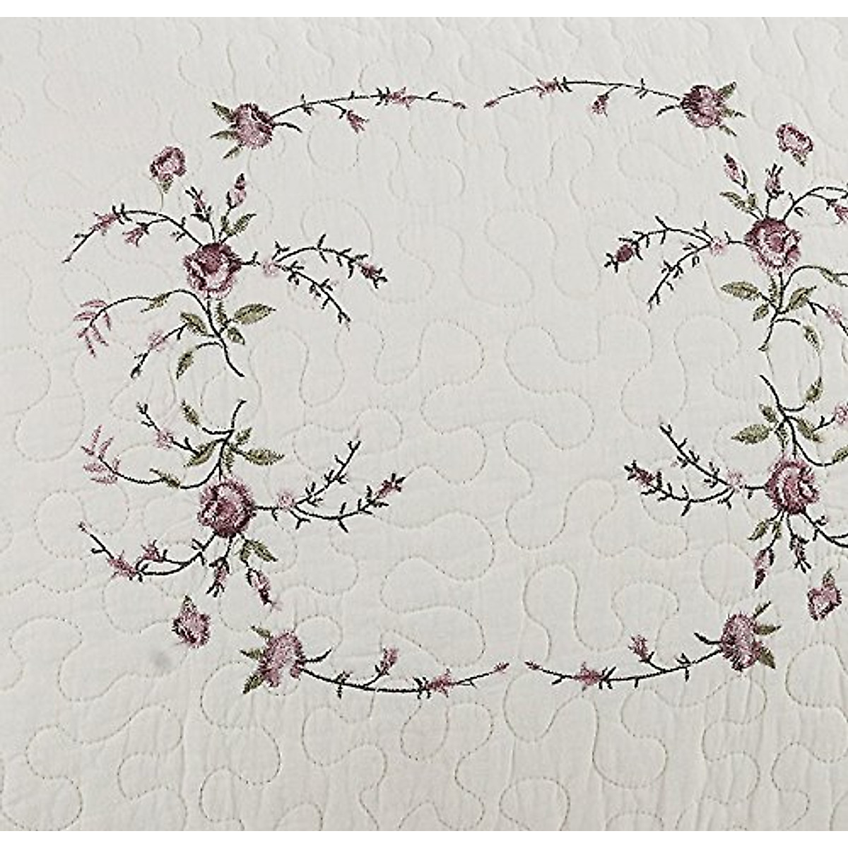 Modern Heirloom Collection Brooke Cotton Filled Standard Sham, 20 by 26-Inch