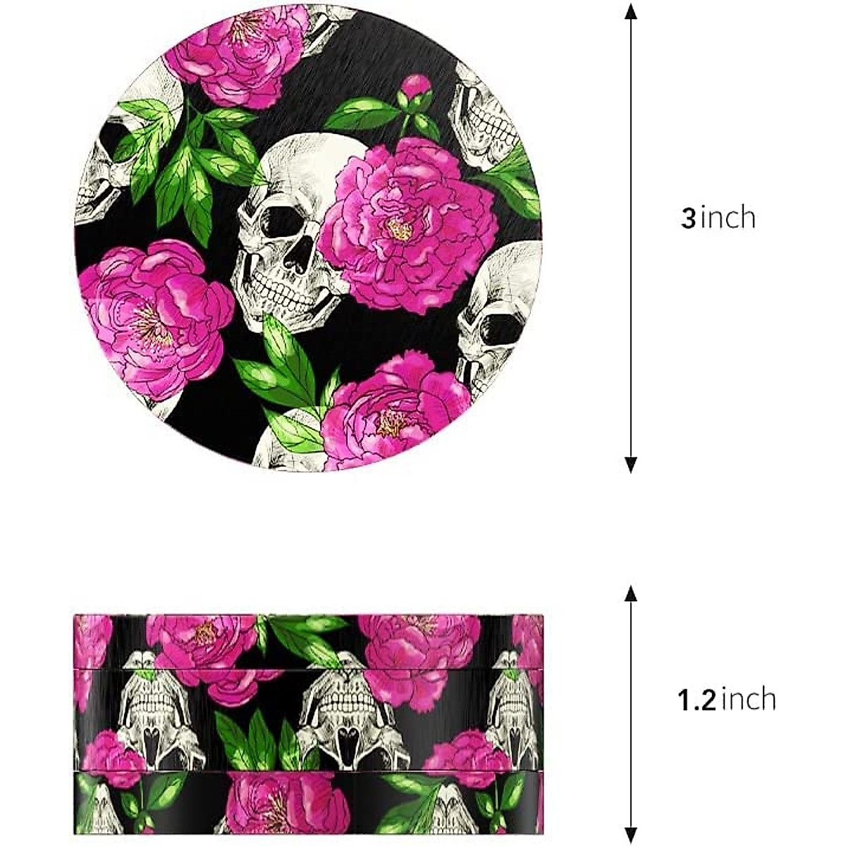 HOMEASY Large Spice Grinder 3"