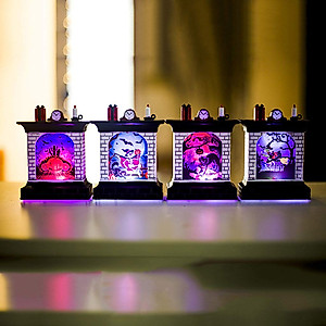 CCOOfhhc Halloween Pumpkin Light, Party Lights Lamp Door Room LED Lantern Home Props Halloween Decorations for Indoor Outdoor