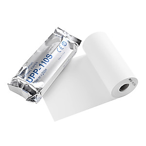 UPP-110S Type I Black and White Video Thermal Ultrasound Paper Film/Media 10 rolls,Replacement for Sony Upp-110s,110 mm x 20m